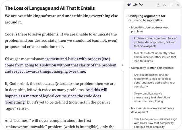 Welcome to Linfo - Linfo.ai